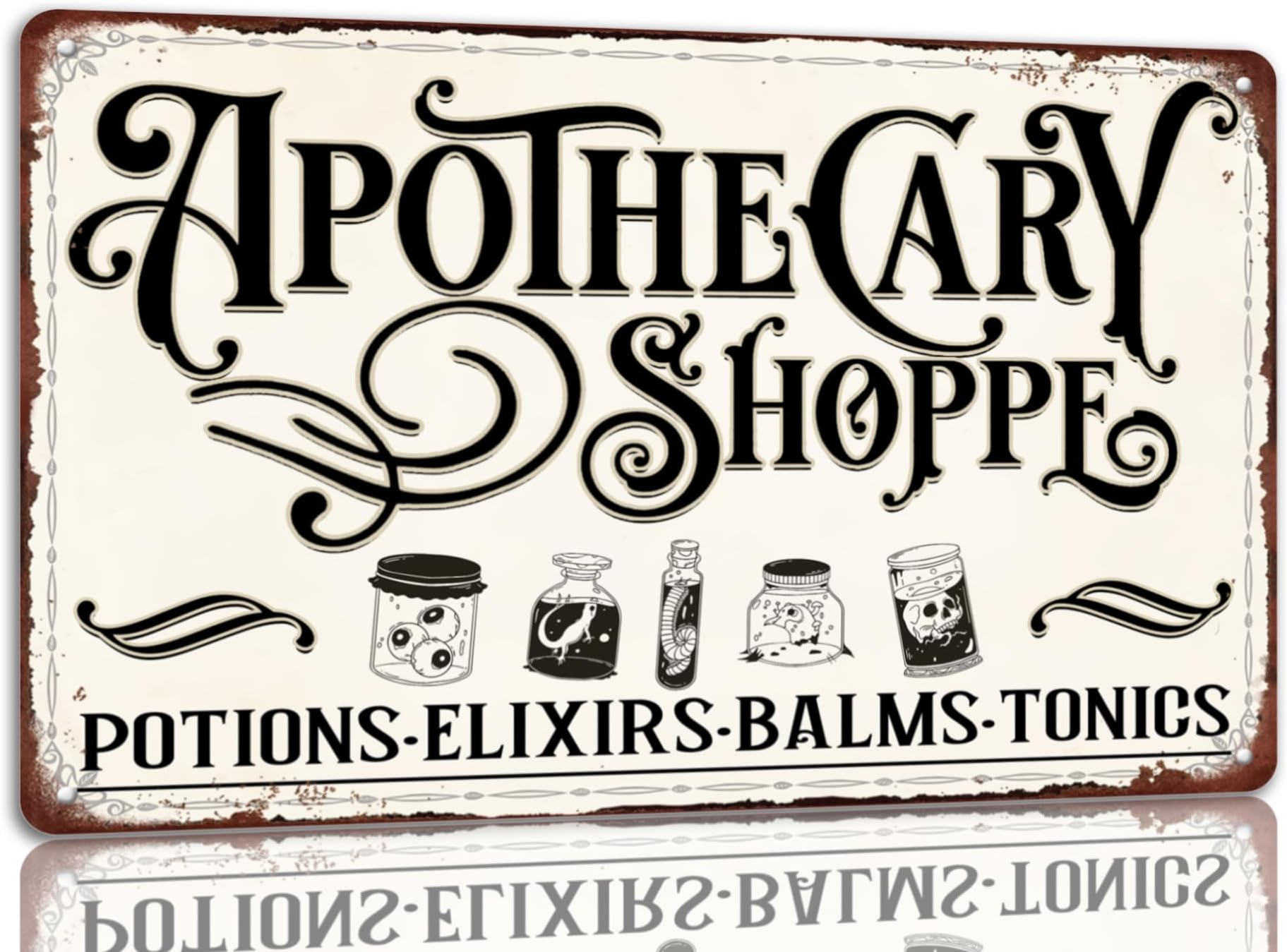 Amazon.com: Retro Alchemical Tin Sign Alchemical Table Of Symbols Metal ...