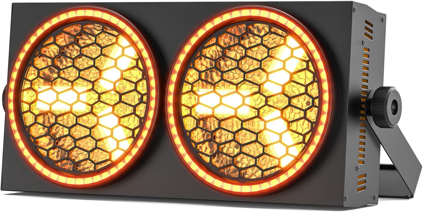 Amazon.com: Nitehop 200W Stage Lights, 30 Lighting Effects Dual Eye ...