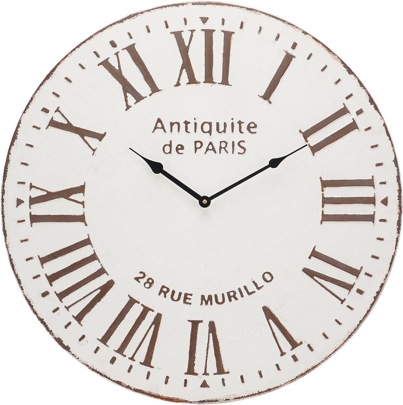 Amazon.com: Original Barn 22 Inch Antiquite de Paris Metal Wall Clock ...