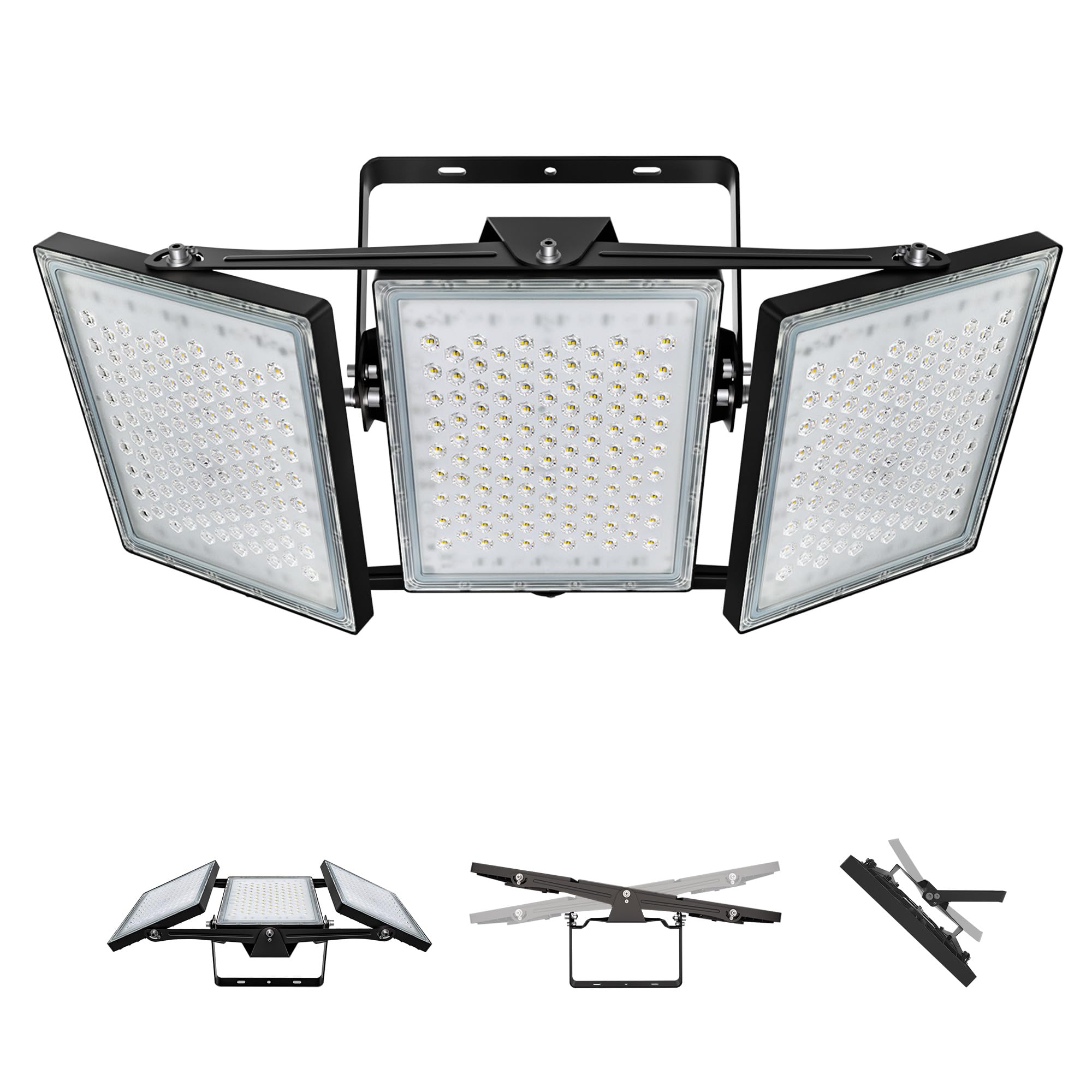 LED Flood Light Outdoor, STASUN 900W 90000lm 6000K Daylight White IP66 ...