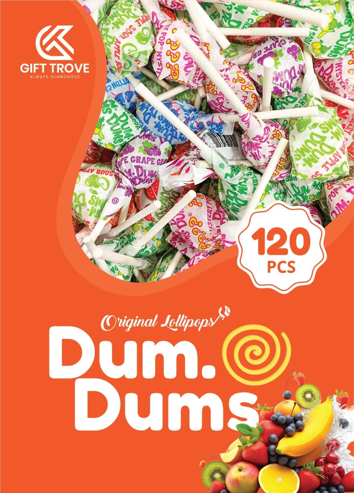 Amazon.com : Dum Dum (120 Count - Pack of 1, Assorted) : Grocery ...