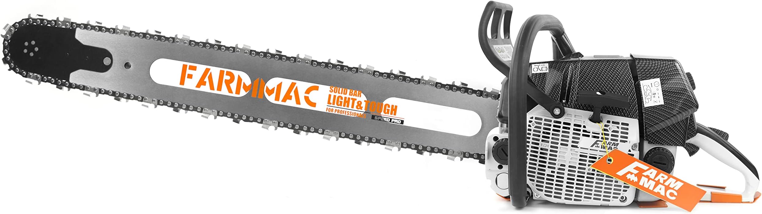 Amazon.com: FARMMAC F660VW 36 Inch Gas Chainsaw, Chainsaw 92cc 2-Cycle ...