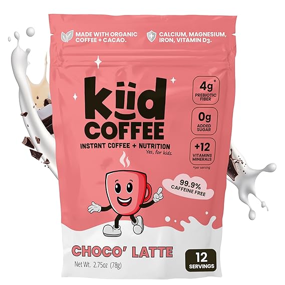 Amazon.com : Kiid Coffee - 99.9% Caffeine-Free Organic Coffee for Kids ...