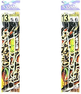 Amazon | 【 まとめ買い ×2個セット 】 ささめ針 SASAME E-232 ブッコミ夜光 ウナギ・アナゴ 針13号?ハリス5号 釣り 釣り具 釣具 釣り用品 | ノーブランド品 ...