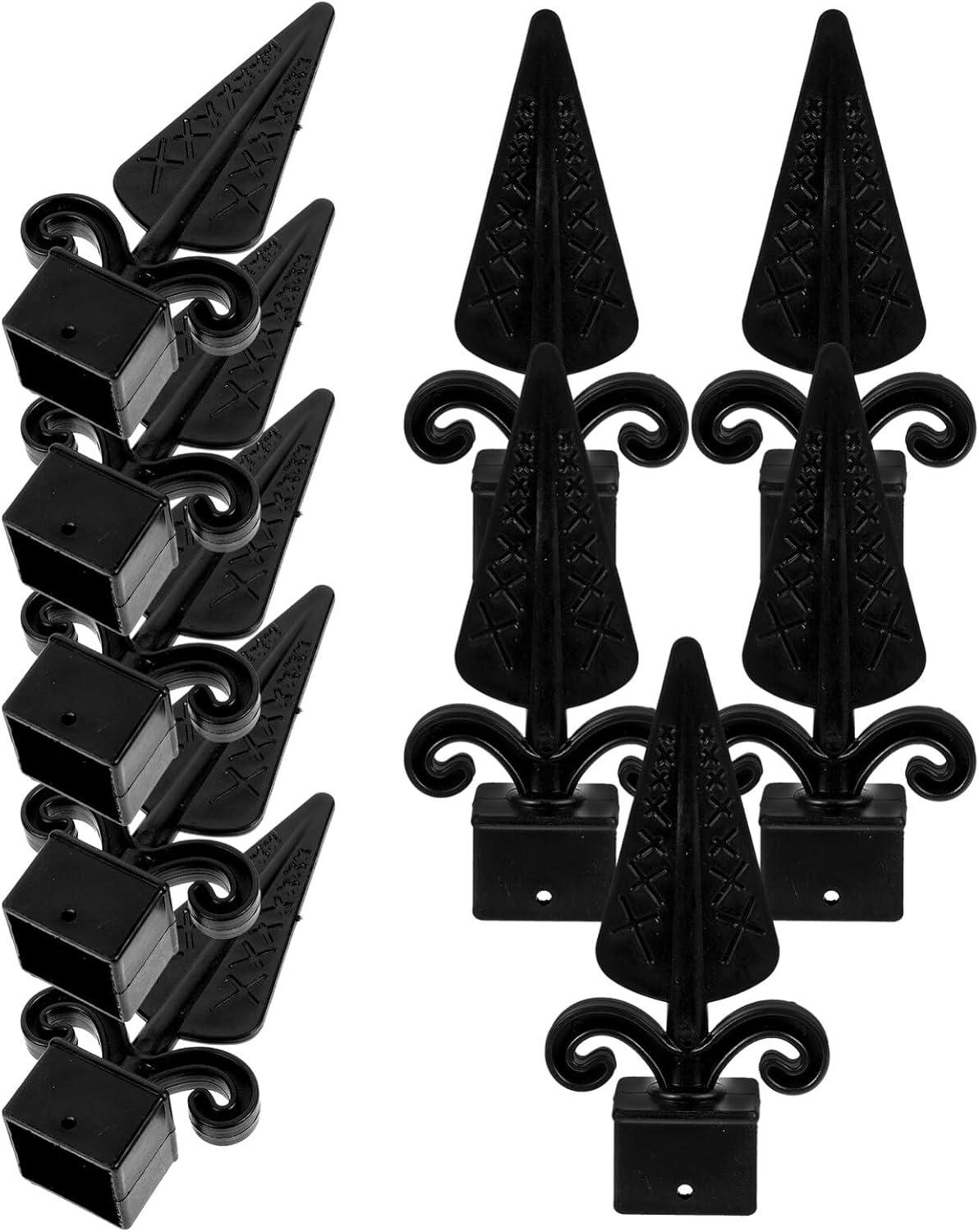 Amazon.com : BESPORTBLE Fence Finials Topper 10pcs Gothic Plastic ...