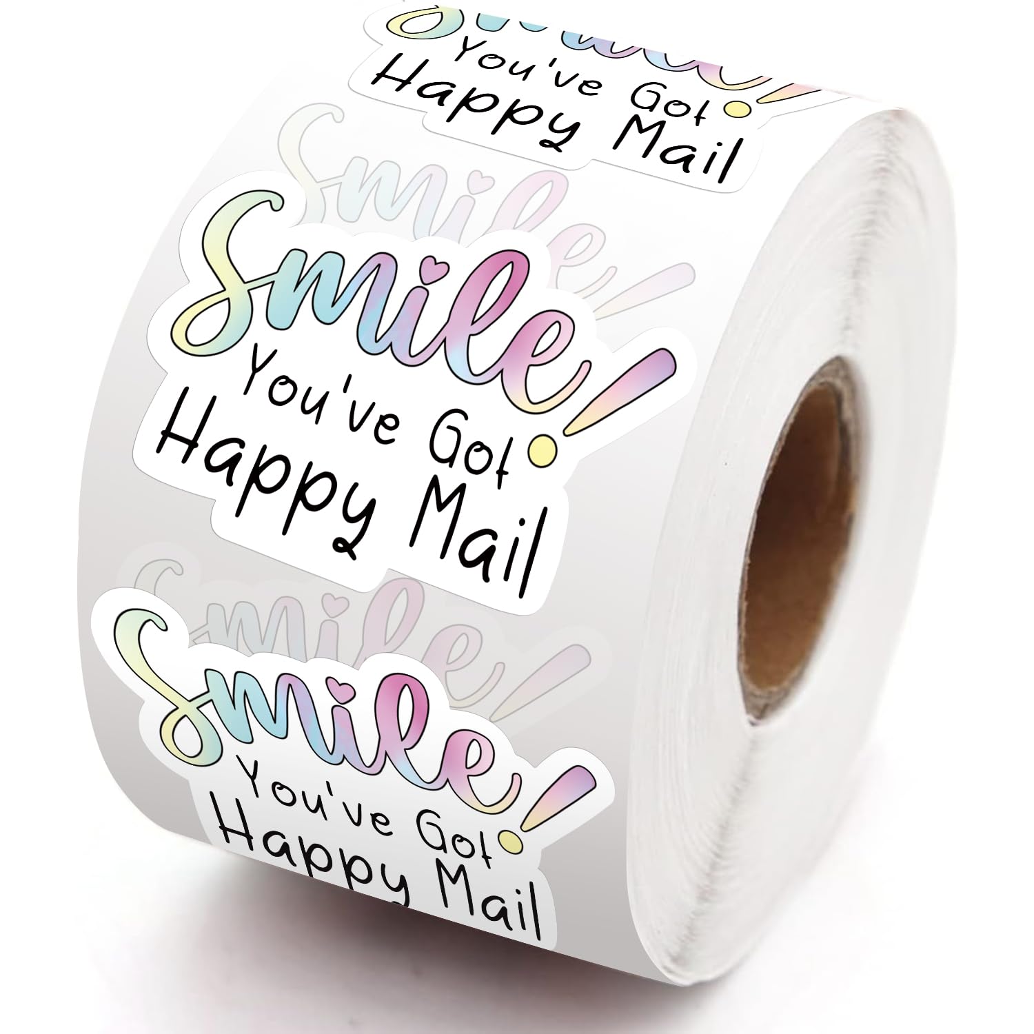 Amazon.com: Lasimfa Smile You've Got Happy Mail - 500 Pack of 1.5 Inch ...