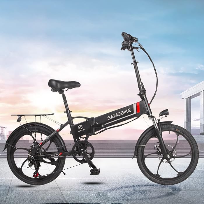 Buy SAMEBIKE Powerful 350W Electric Bike, 20" Folding Electric Bicycle ...