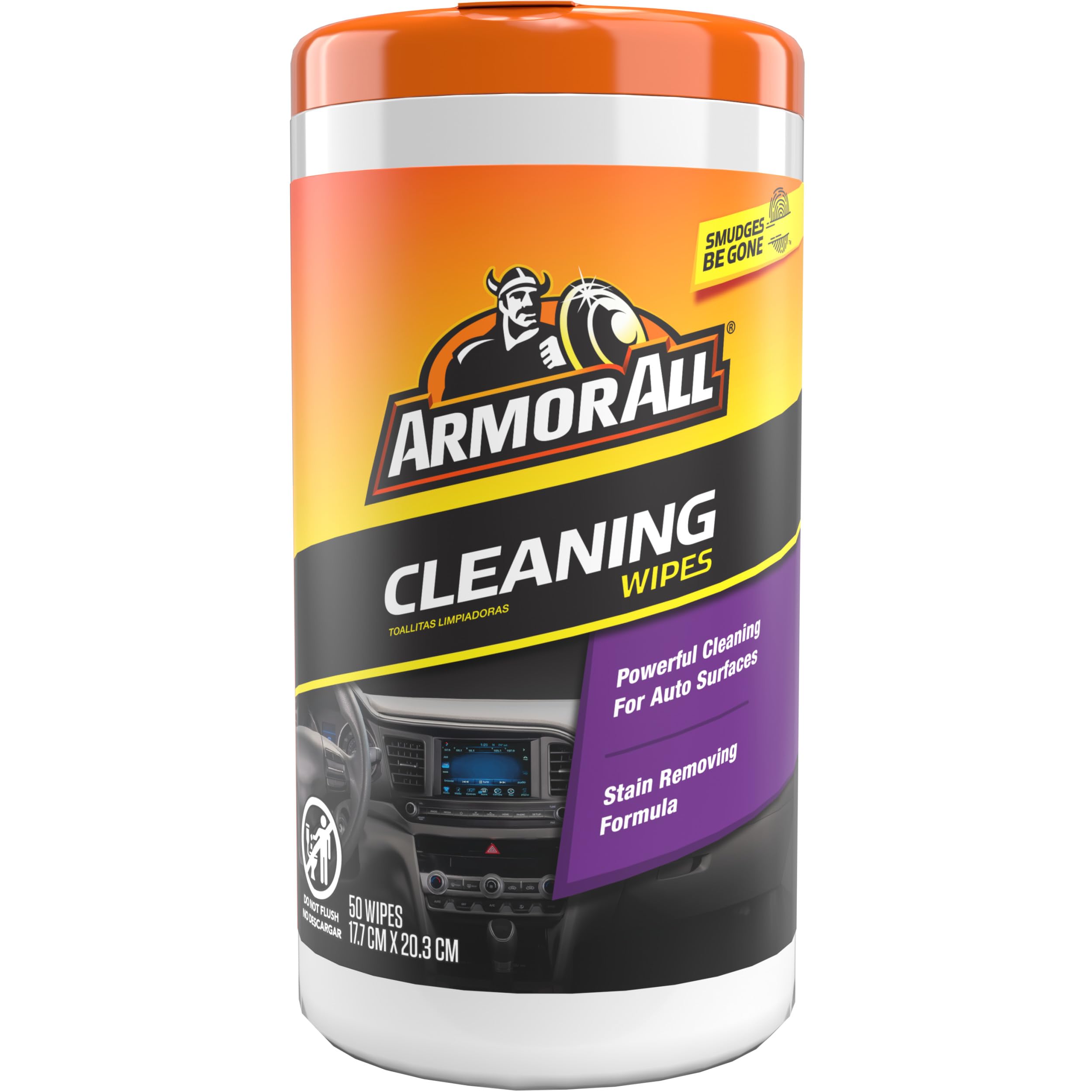 Amazon.com: Armor All Car Cleaning Wipes , Wipes for Car Interior and ...