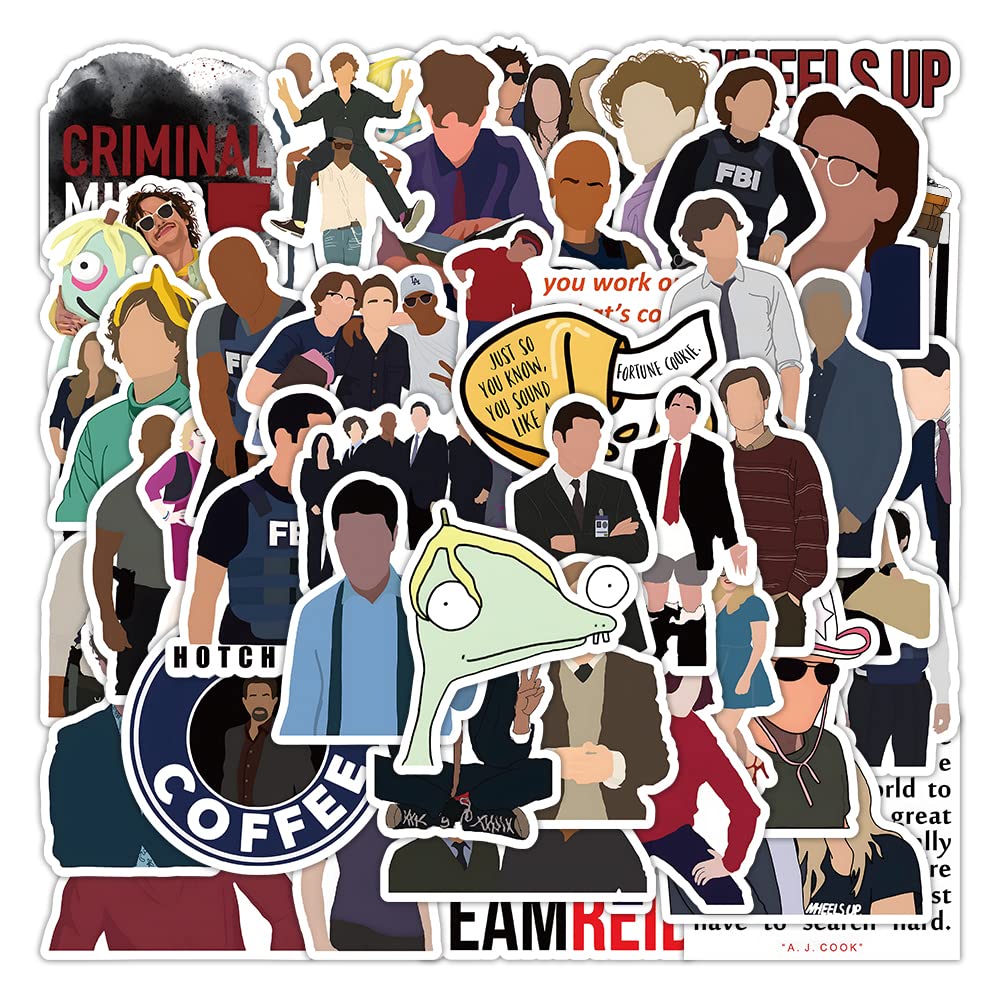 Amazon.com: 102pcs Criminal Minds Merch Stickers Pack for Water Bottles ...