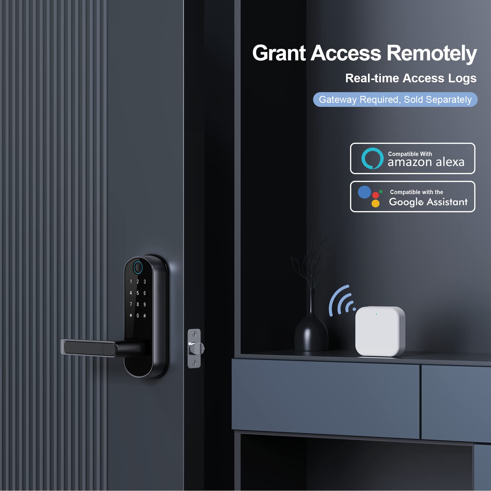 Snapklik.com : Dermum Smart Lock, Keyless Entry Door Lock, Smart Door ...
