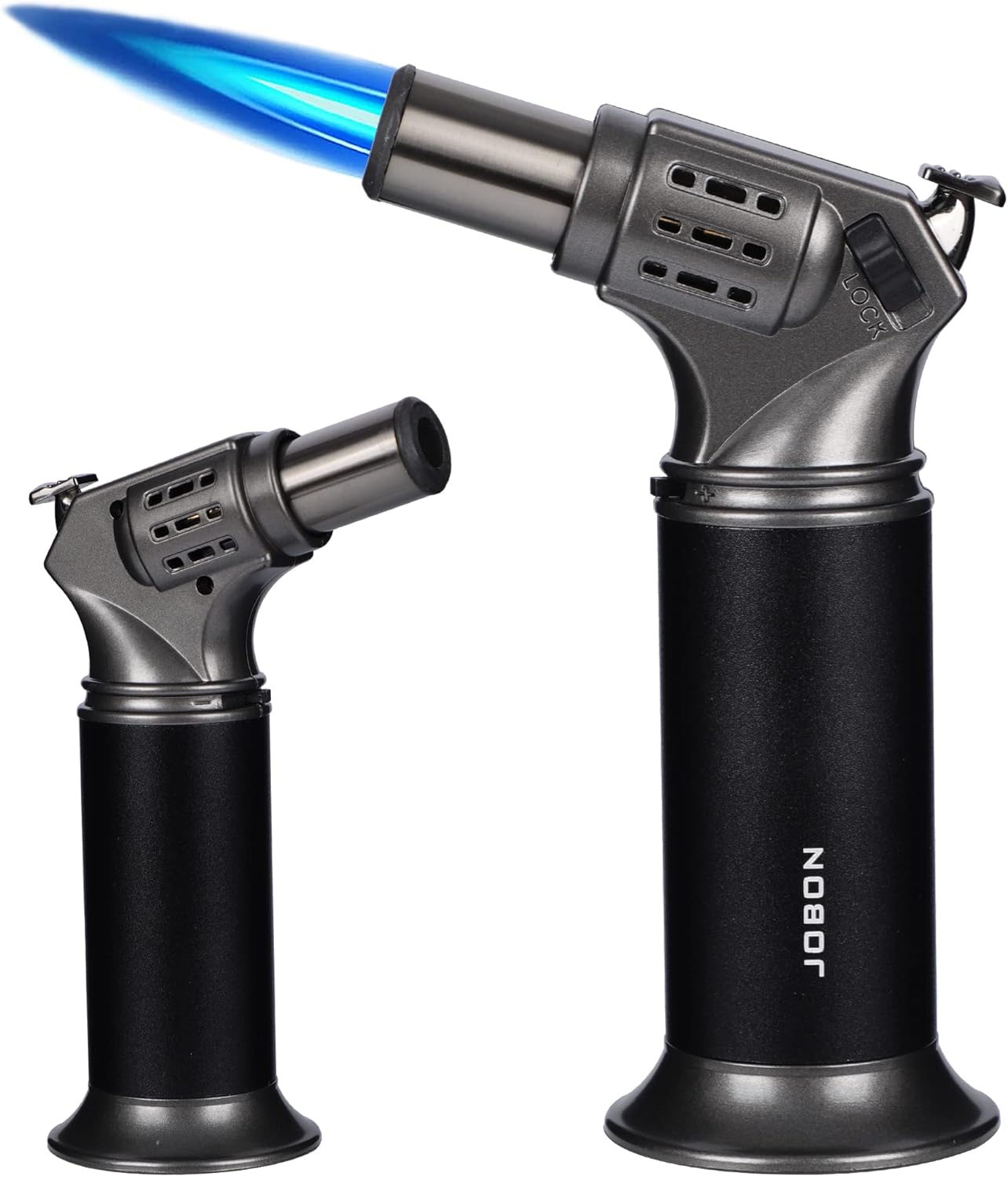 Torch Lighter with Adjustable Flame, One Handed Blow Torch with Safety ...