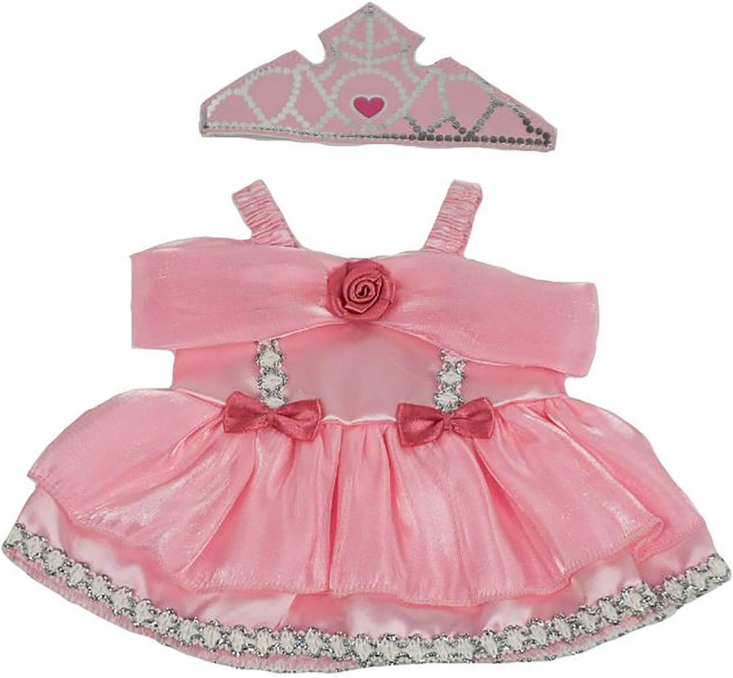 Amazon.com: Pretty Princess Outfit Clothing Fits 8"-10" Stuffed Animals ...