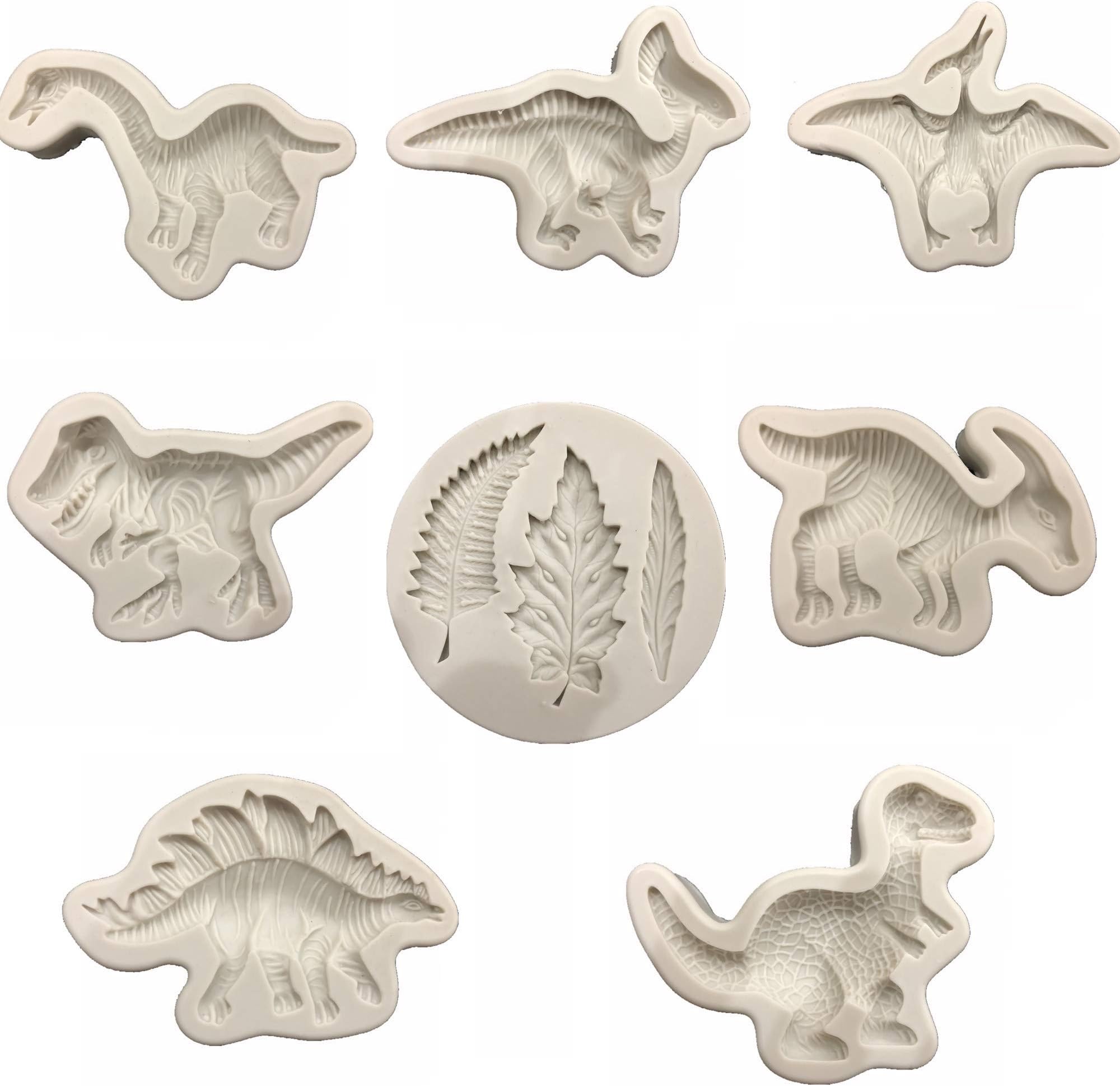 Amazon.com: Webake Dinosaur Candy Silicone Molds 12-Cavity Dinosaur ...