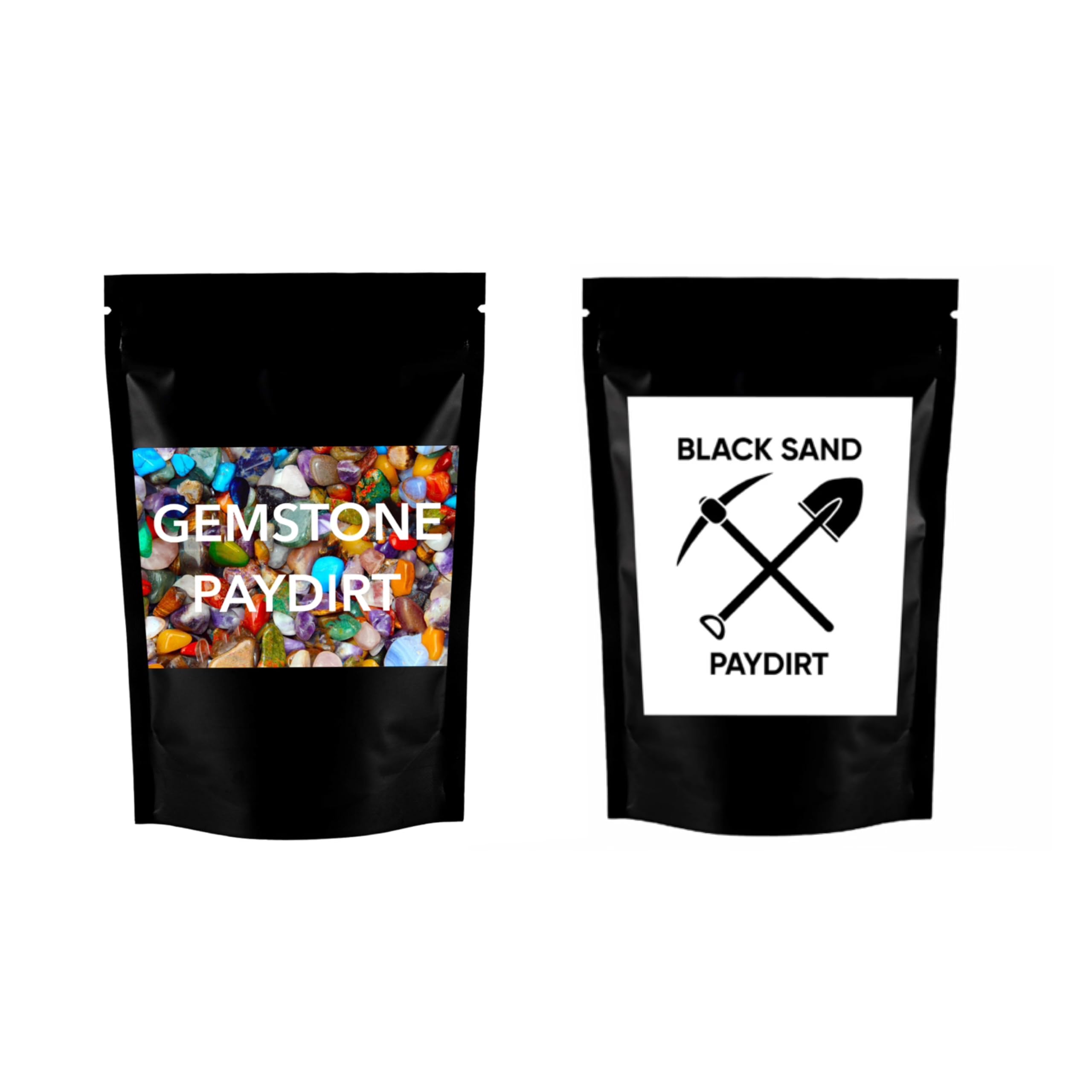 Amazon.com: 2-Pack Bundle Bags Gold Paydirt with California Gemstone ...