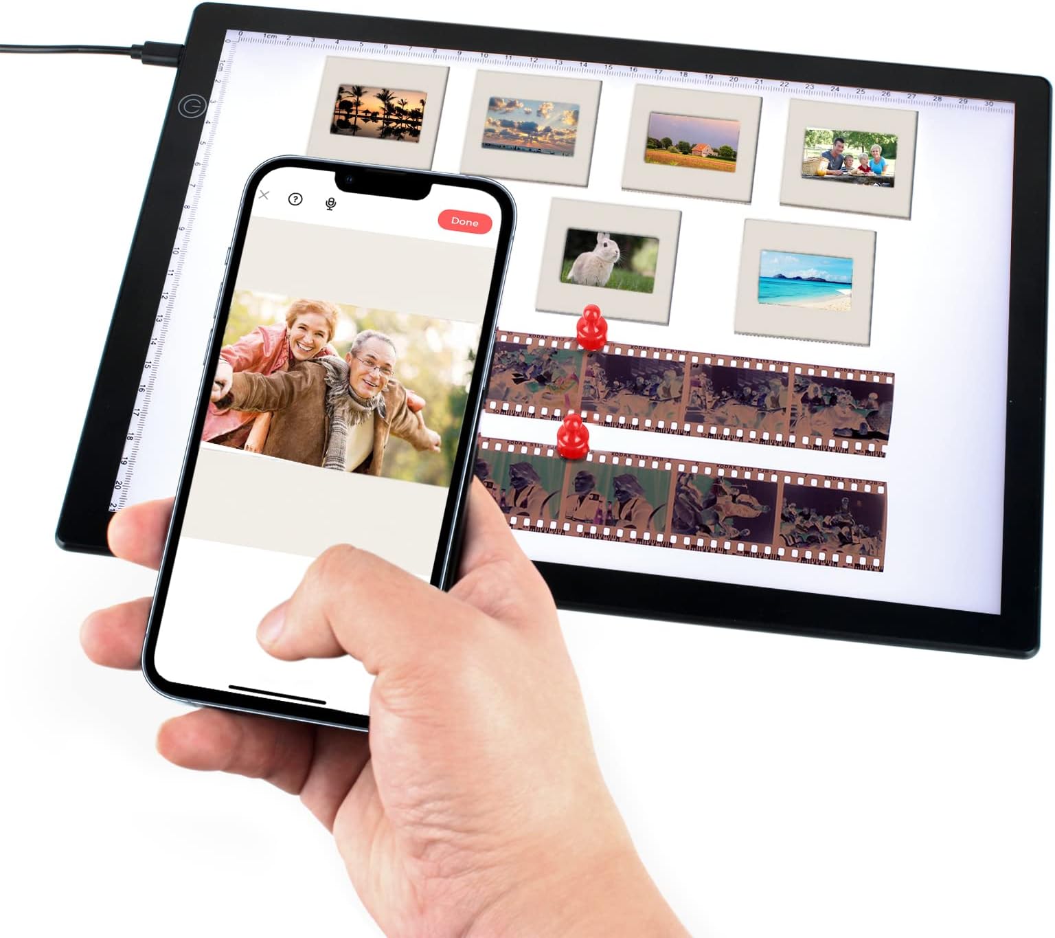 Amazon.com: Slide Viewer Light Box, Ultra-Thin A4 USB Powered Light ...