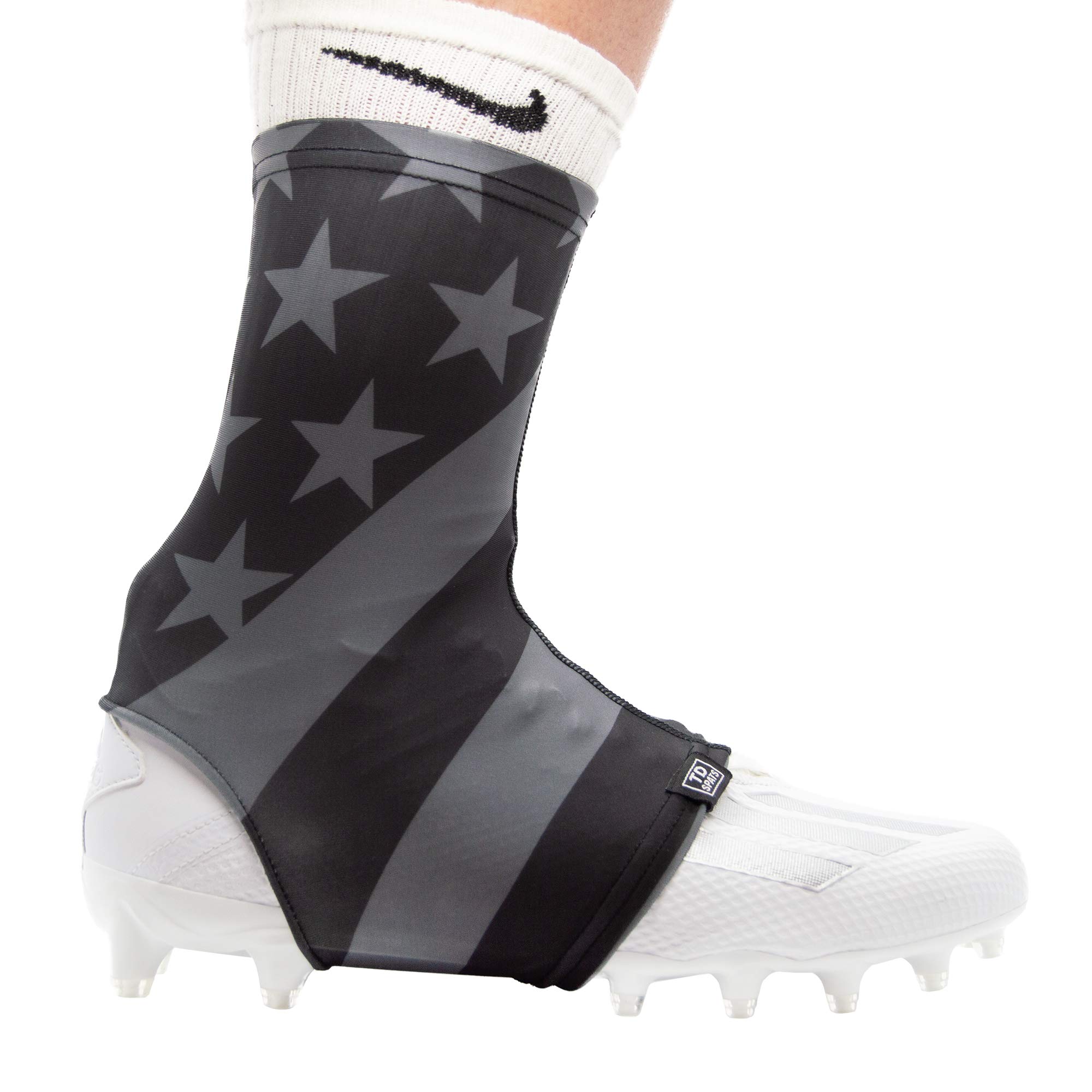 Snapklik.com : TD Spats Mens Cleat Covers Premium Wraps For Football