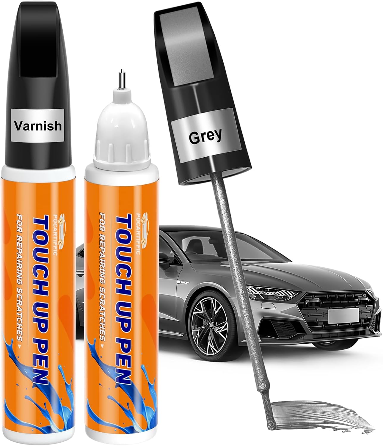 Amazon.com: Pocartiffic Touch up Paint for Cars, Precise Color Matching ...