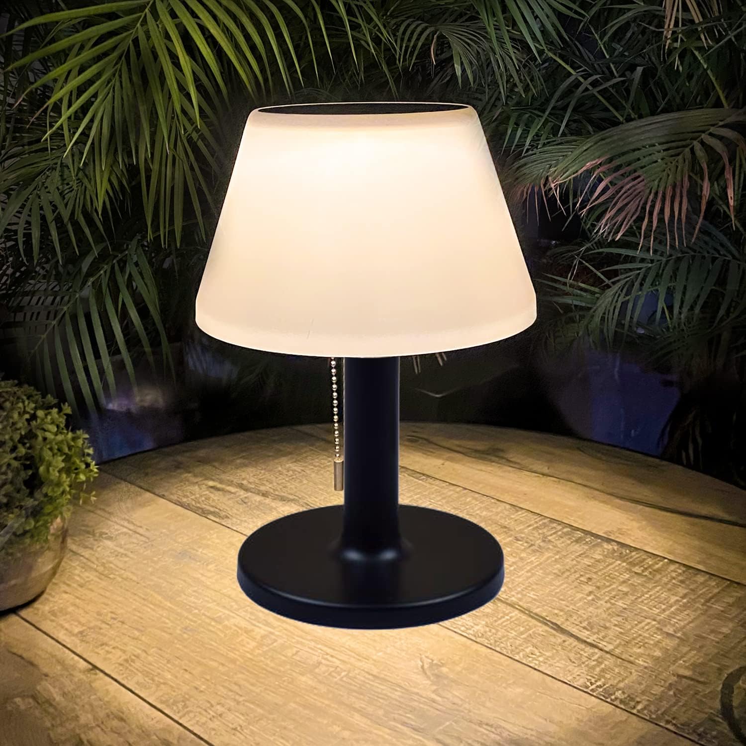 Solar Table Lamp Outdoor Indoor: Cordless LED Table Lamps, Rechargeable ...