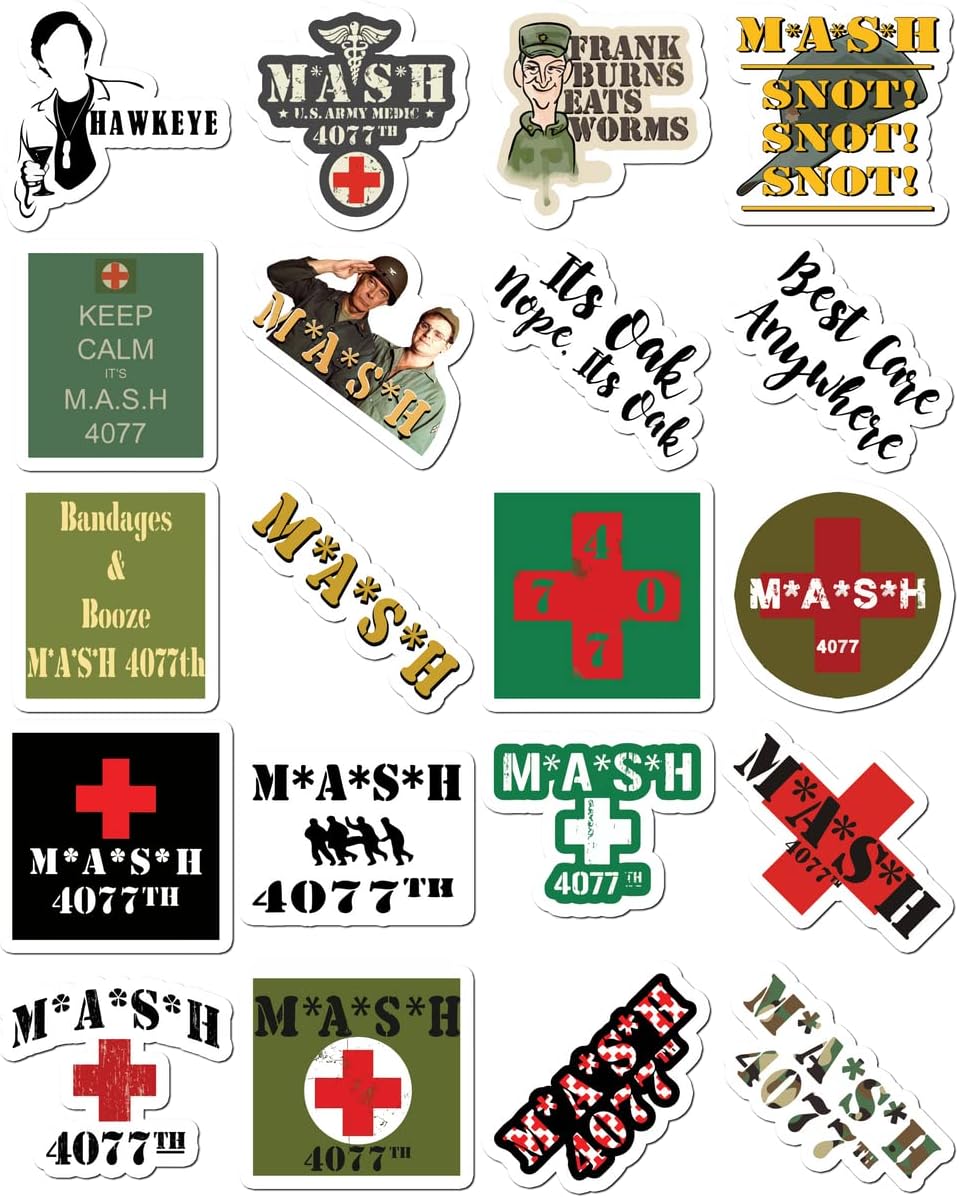 Amazon.com: 20 Pcs Stickers Pack Mash Vinyl 4077 Aesthetic Colorful ...
