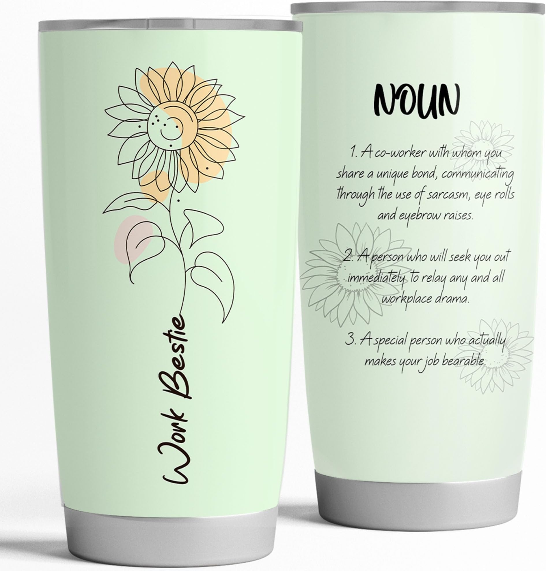 Amazon.com | Work Bestie Gifts For Women Funny Mugs For Coworkers Work ...