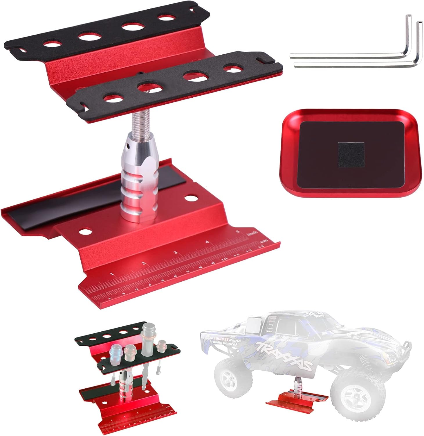Amazon.com: AIMOROCK RC Car Work Stand Hobby Workstation w/Screw Tray ...