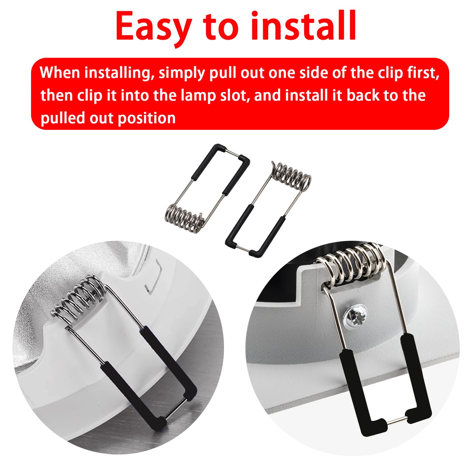 Ceiling Recessed Lights Installation Spring Clips