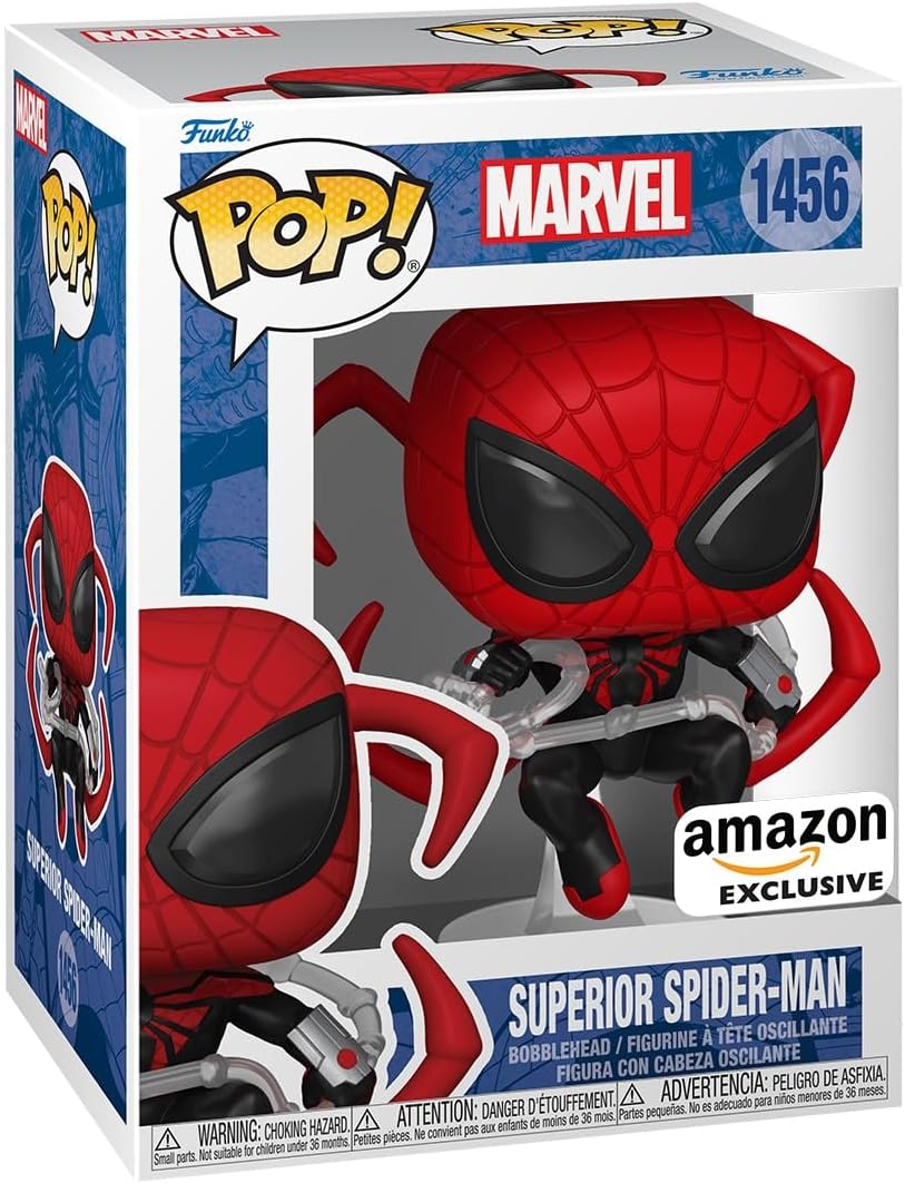 Amazon.com: Spider-Man 8 Pack - Funko POP! - Marvel - Walmart Exclusive ...
