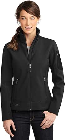 Eddie Bauer Rugged Ripstop Soft Shell Jacket (EB535) Black/Black, M at ...