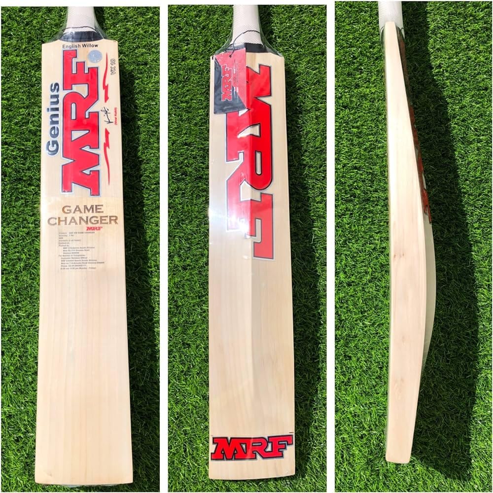 Mrf Genius Game Changer English Willow Cricket Bat Size Sh | Desertcart ...