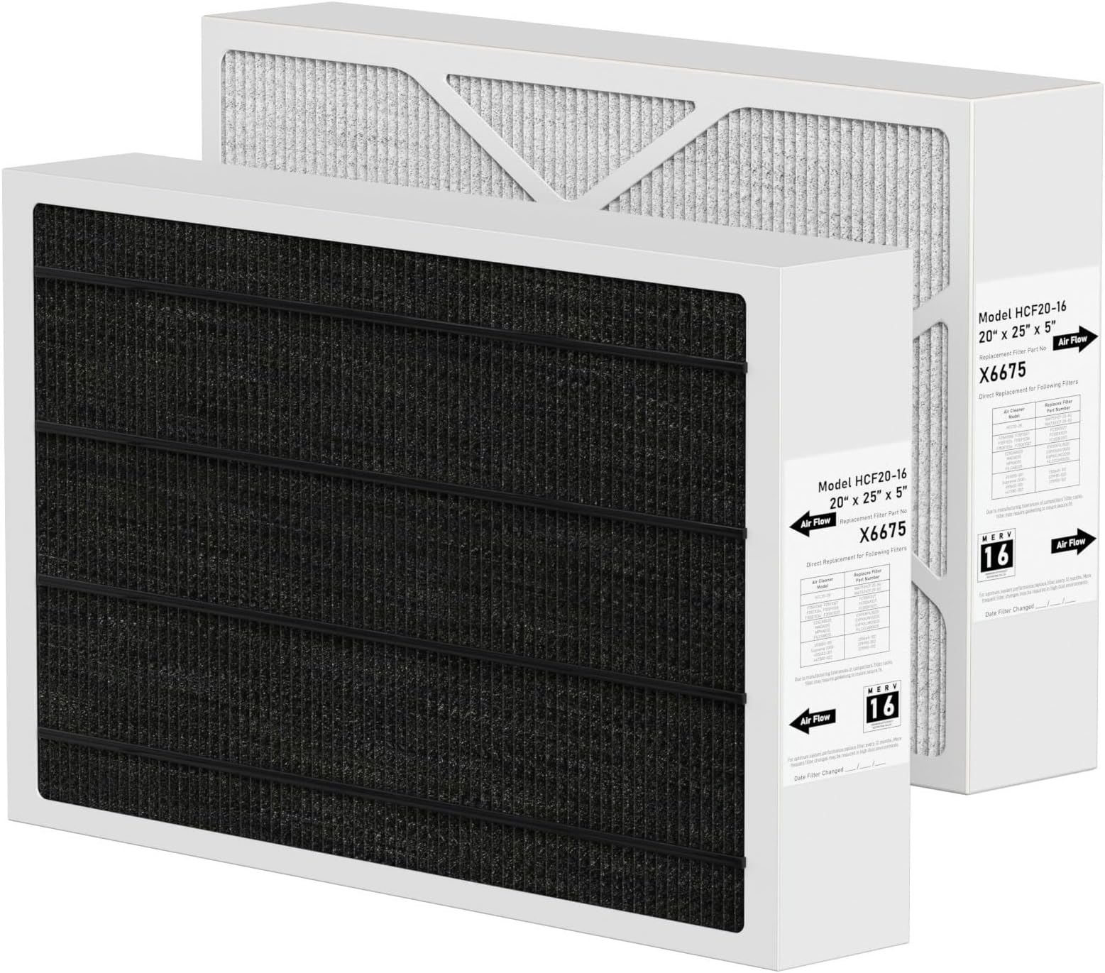 Amazon.com: Zomixzo X6675 20x25x5 MERV 16 Filter Compatible with Lennox ...