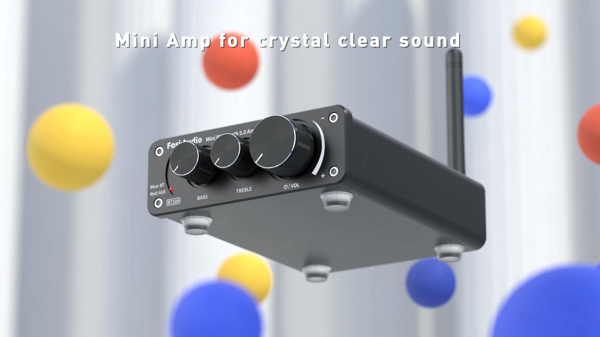 Fosi Bluetooth Amplifier Fosi Audio BT10A Bluetooth 5.0 Stereo ...