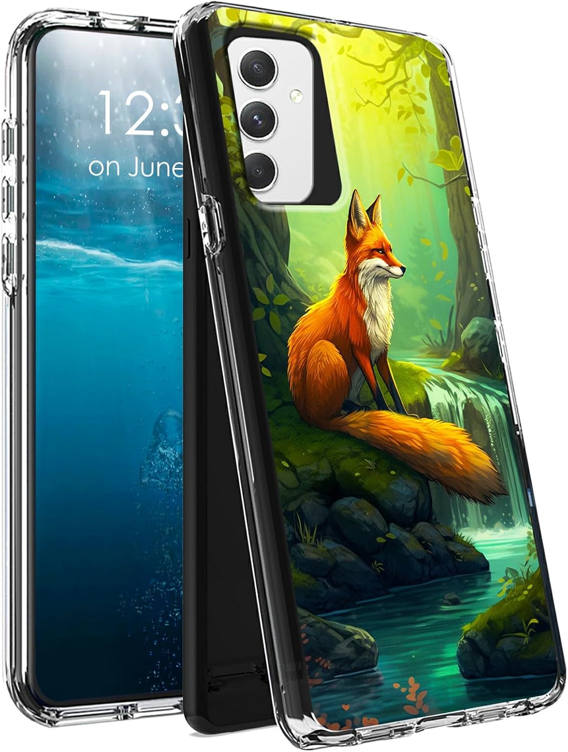 Amazon.com: BPQOJB for Galaxy A54 5G Phone Case Dual Layer Transparency ...