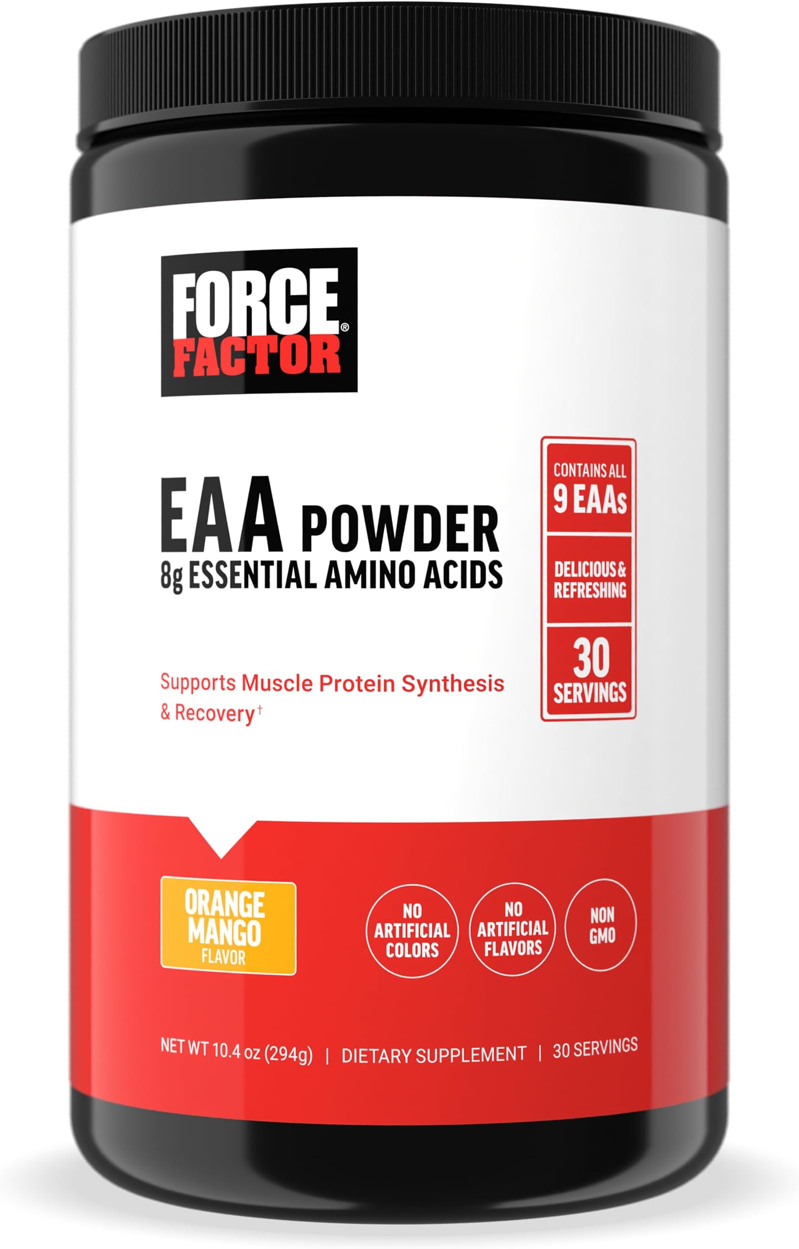 Amazon.com: Force Factor Essential Amino Acids, Full Spectrum EAAs ...