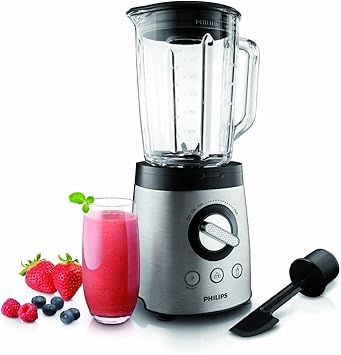 Philips HR2096/00 Blender Avance en Alu Brossé 800 W Bol Verre 2 L 6 ...