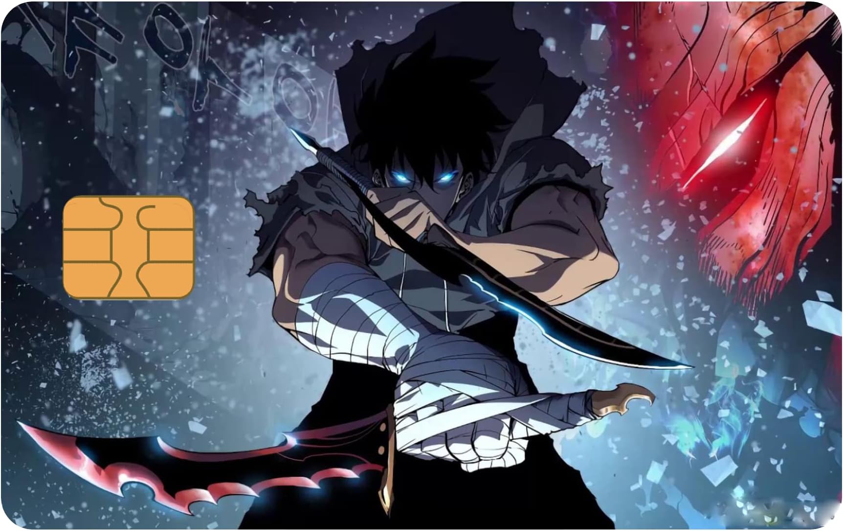 Amazon.com: WeebNation Sung Jinwoo - Solo Leveling - 4pcs Anime Card ...