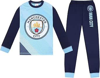 Amazon.com: Manchester City FC Official Gift Boys Sublimation Long ...