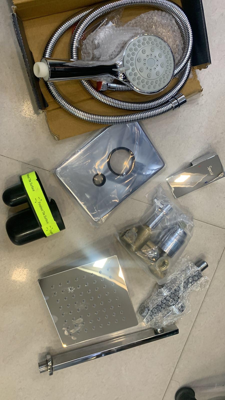 Specule Brass Concealed Body High Flow Diverter Full Set with Shower ...