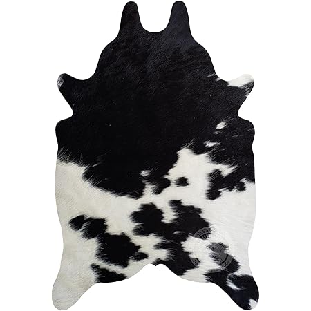 Amazon.com: Genuine Mini Cowhide Rug Tricolor Small Hair on Cow Hide 24 ...
