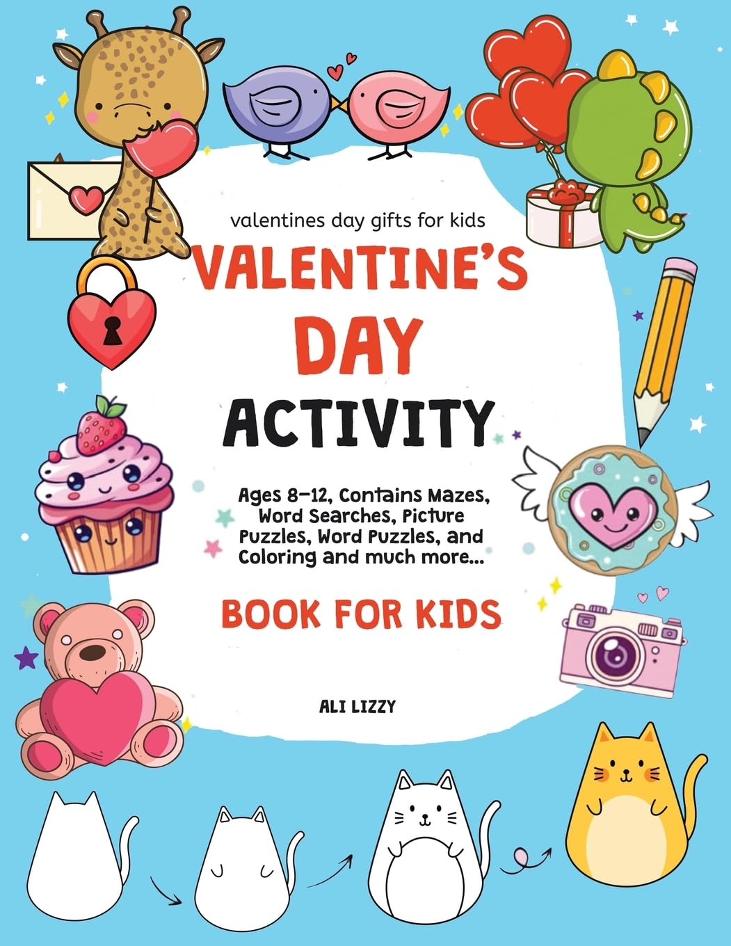 Valentine's Day Activity Book for Kids: Valentines day gifts for kids ...