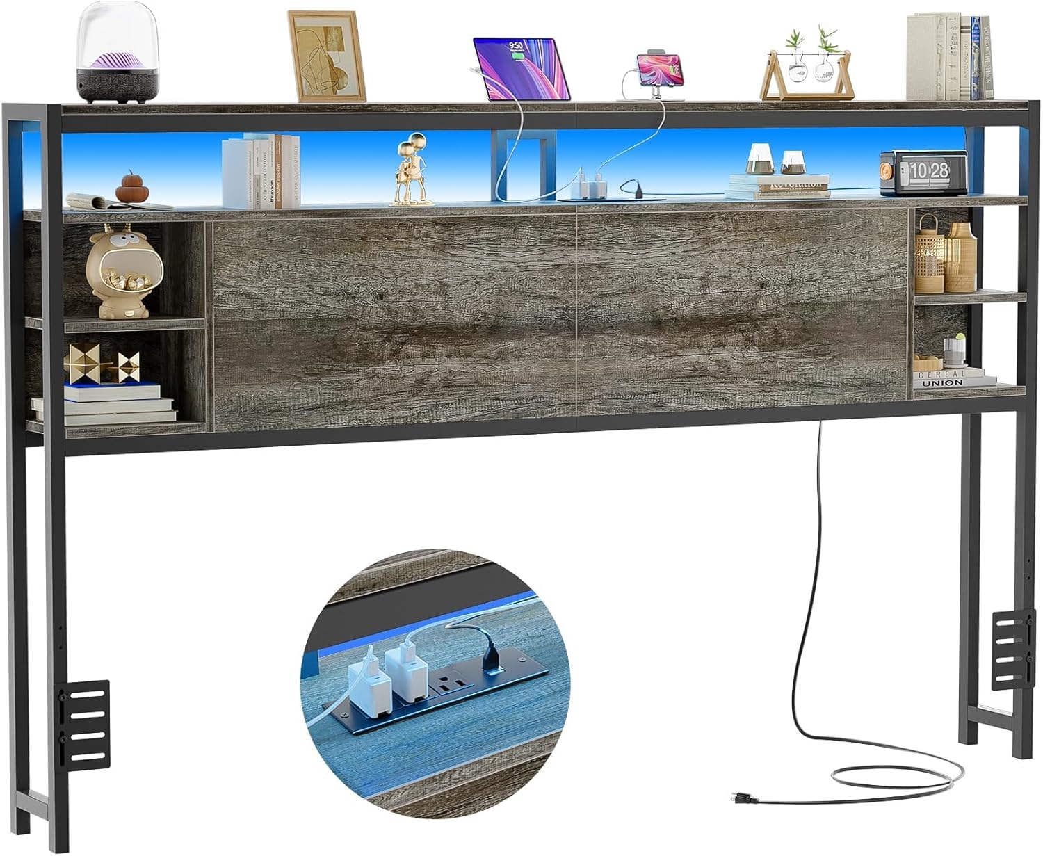 Amazon.com - Unikito King Size Headboard with Storage, Headboard with ...