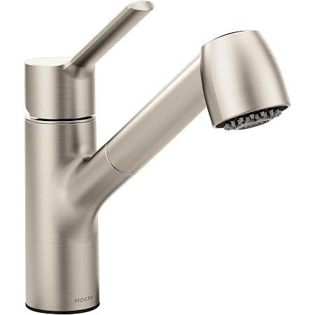 Moen 67315C Integra One-Handle Pullout Kitchen or Laundry Faucet ...