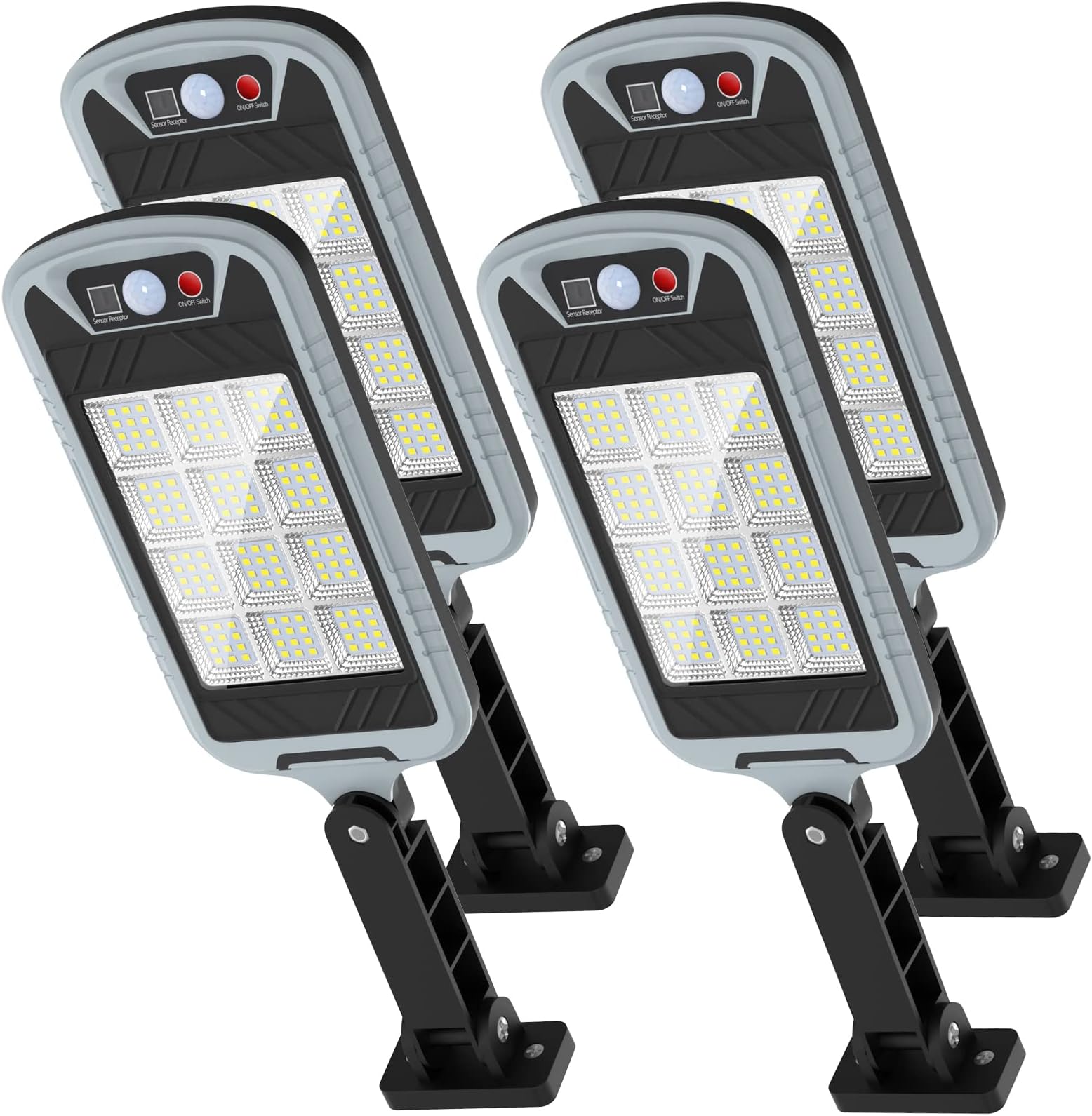 Hyper Tough 5000 Lumen Motion Sensor Solar Street Light - Amazon.com