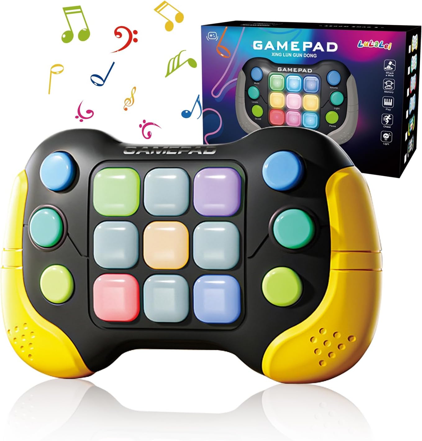 Amazon.com: LULALEI Electric Pop it Game Light up Fidget Toy,Handheld Games for Kids Adult ,Fast ...