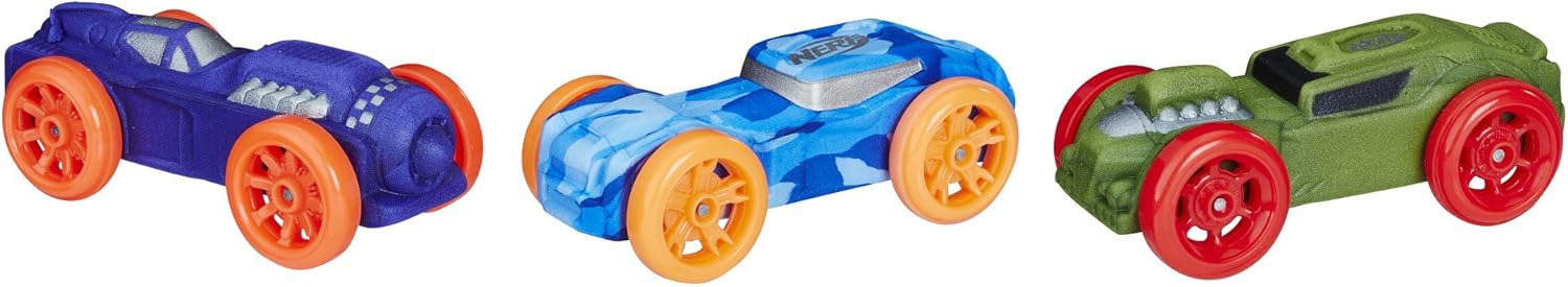 Amazon.com: Hasbro Nerf Nitro Foam Car 3-Pack (Pack 8) : Toys & Games
