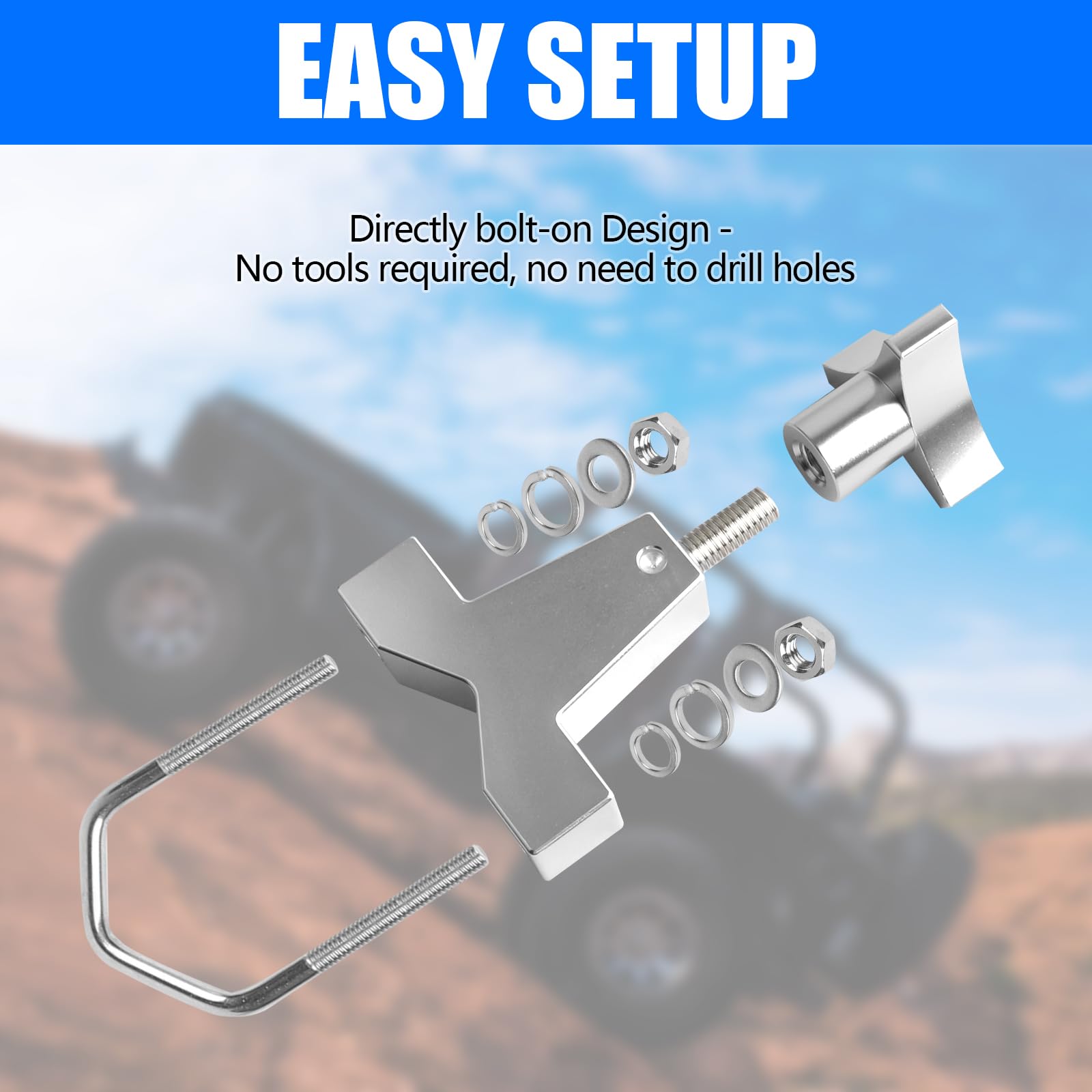 Snapklik.com : KAVIUS High Lift Jack Mount Universal Fit Hi Lift Jack ...