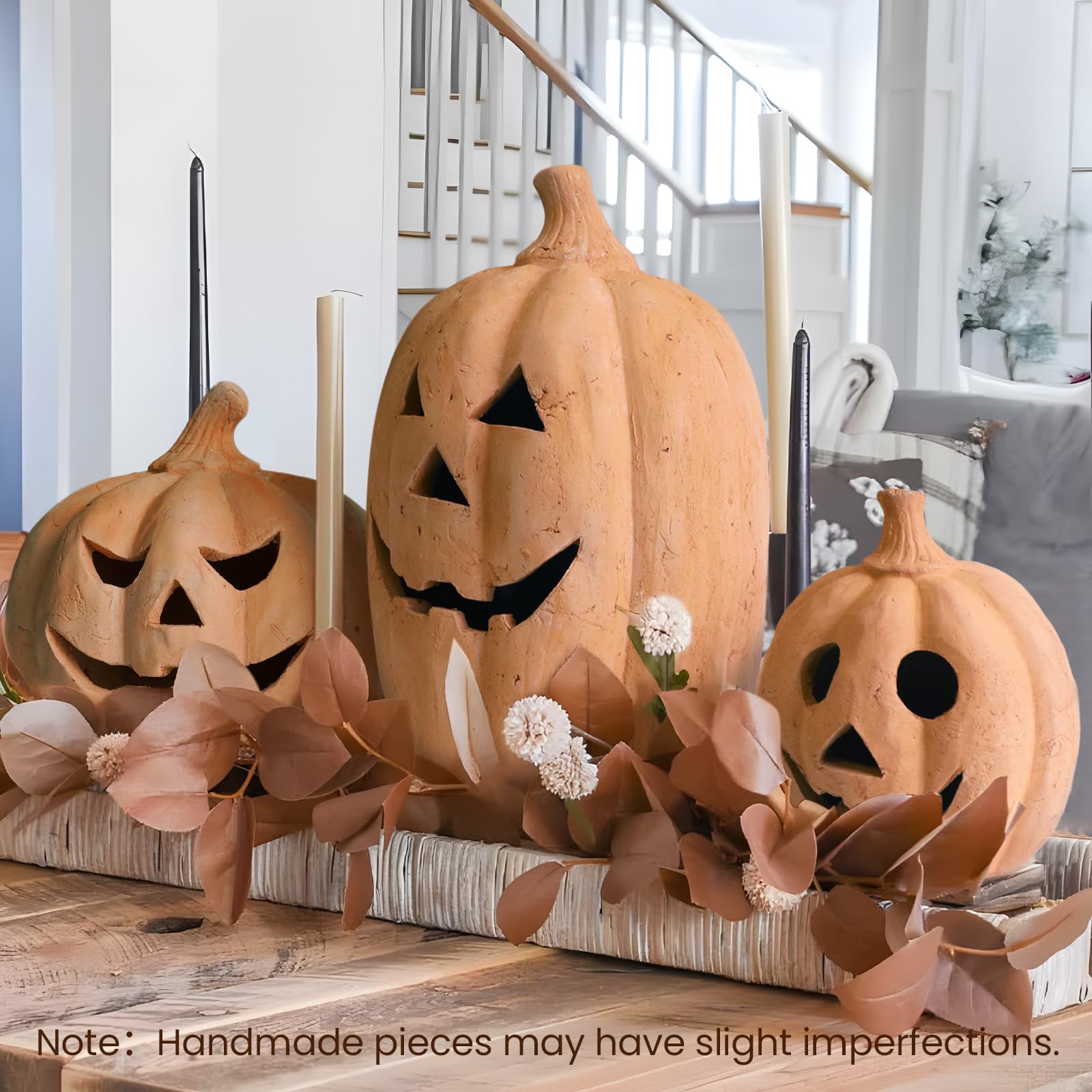 Fall Porch Decor Fall Decor - Halloween Decorations - Handmade Pumpkin ...