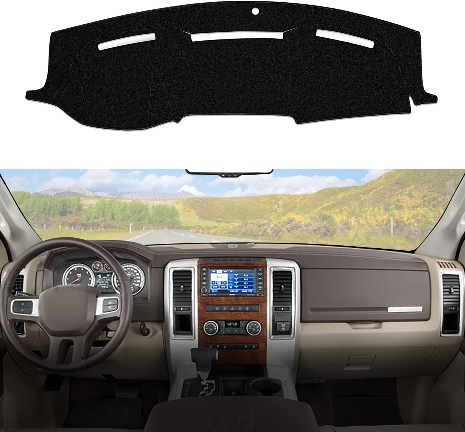 Amazon.com: BERKSYDE Dashboard Dash Cover Mat Carpet Compatible with ...