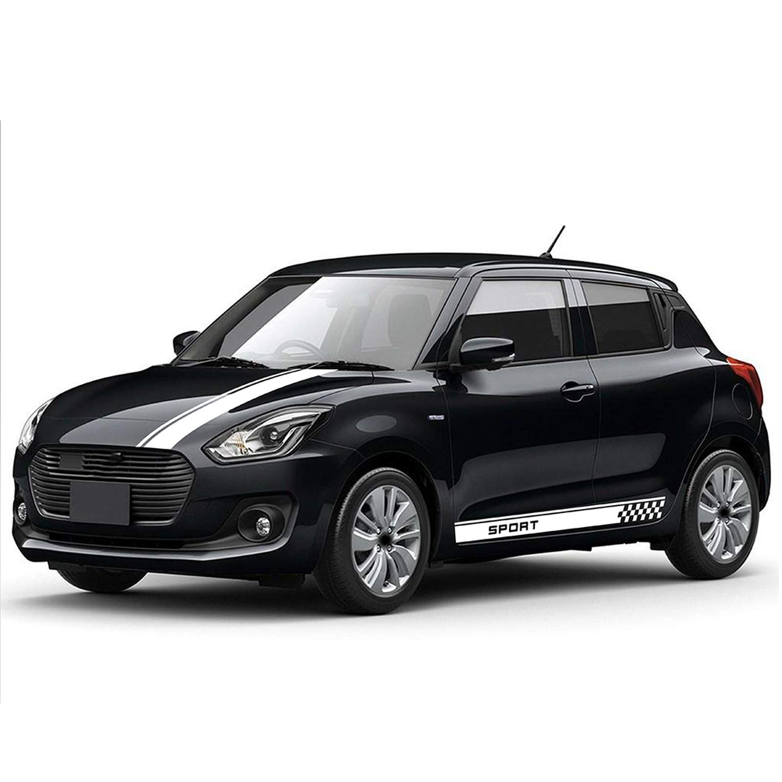 Buy car stickers For Suzuki Swift,Car Styling Door Side Stripes Skirt ...