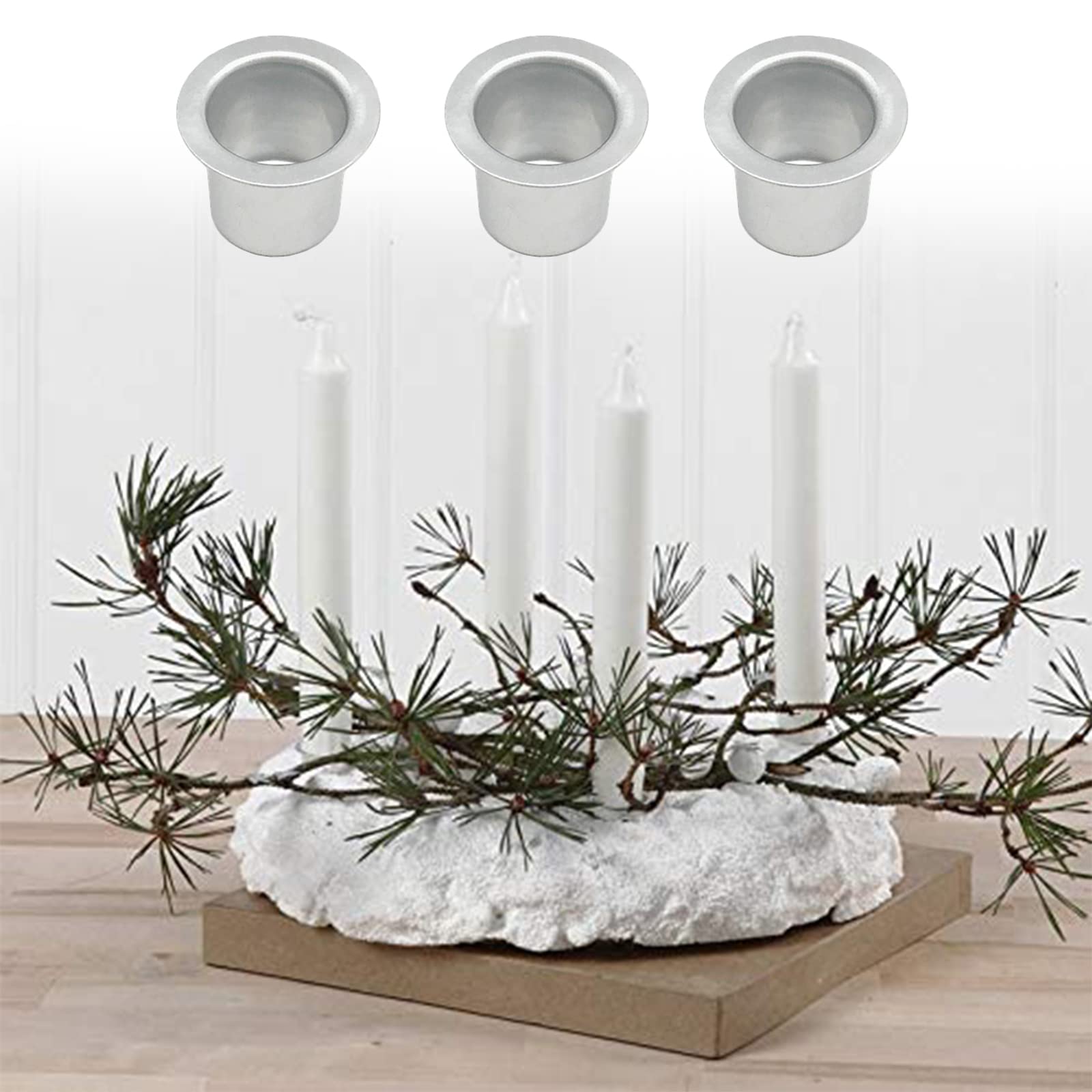 Metal Tealight Candle Cup Inserts Antler Tea Light Candle Holder