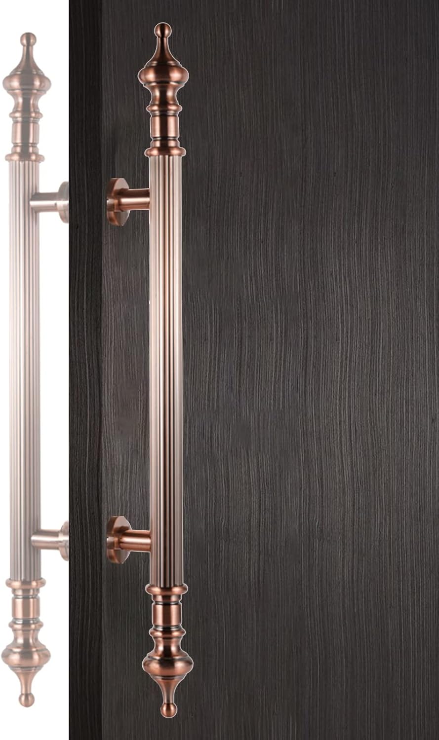 Amazon.co.jp: Door Pull Handle Antique Wooden Door Pull Handle, Office ...